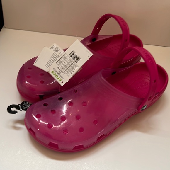 CROCS | Shoes | Nwt Crocs Classic Translucent Clog Sandals | Poshmark